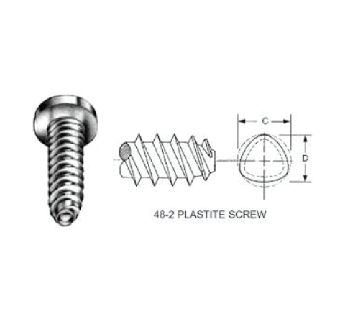 Thread design for fasterner used in medical device
