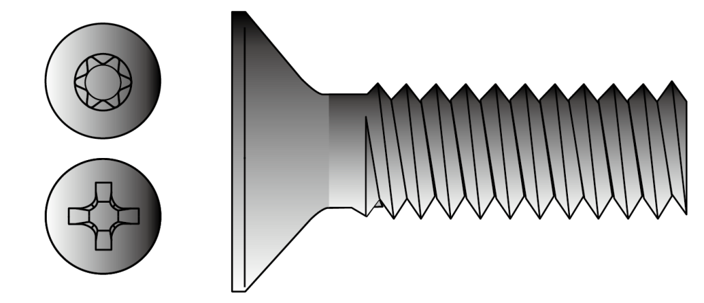 MACHINE SCREW - FLAT HEAD - Shanghai Screwtool Industrial