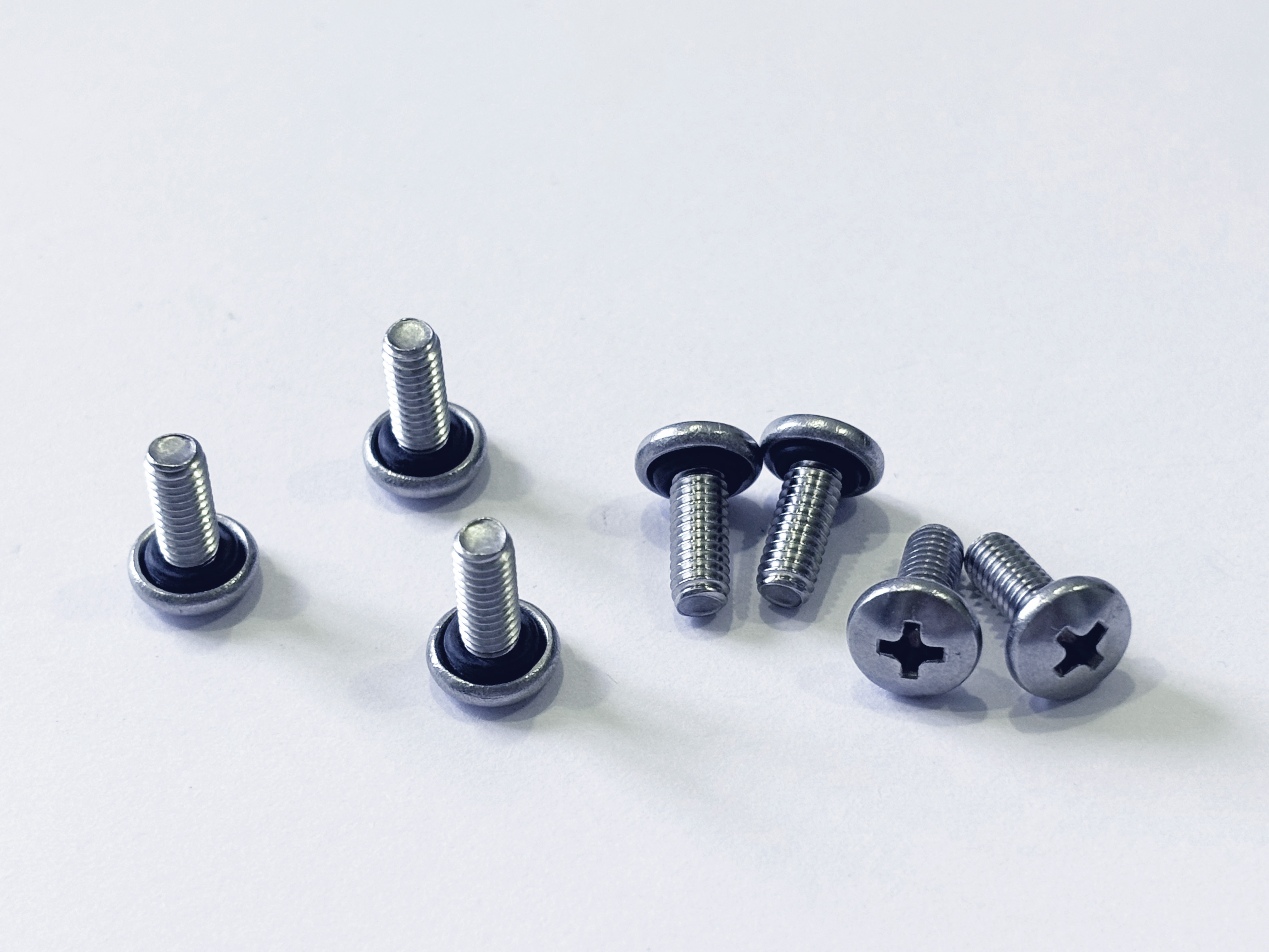 Seal Screw M2.5X12 Phillips Pan Head with Silicon O-ring Stainless ...