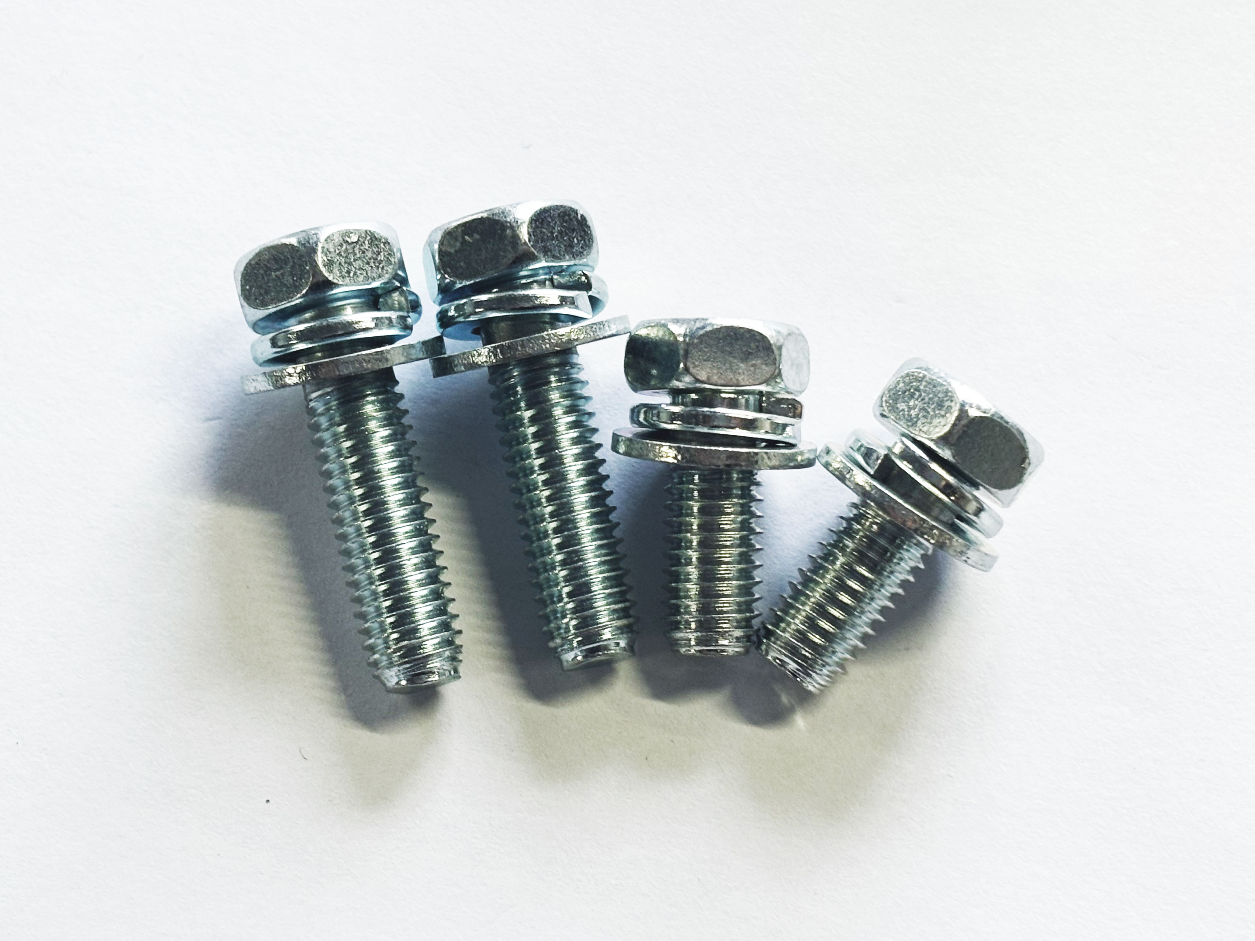 M4X15 Grade 4.8 Sems screw in Hex Head Phil Drive - 10,000pcs