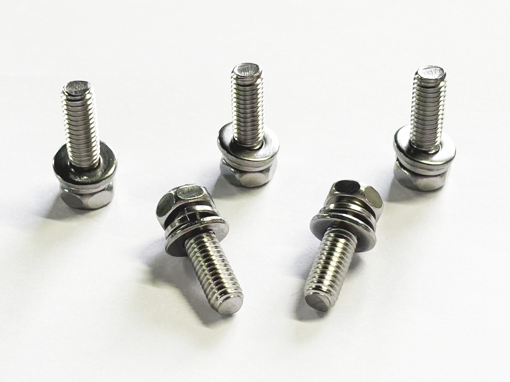 M4X8 A2 Sems screw in Hex Head Phil Drive - 1000pcs
